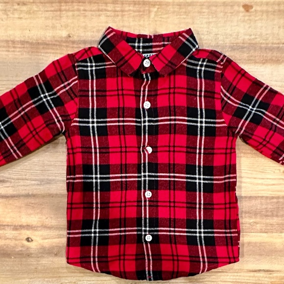 Little Lad | Shirts & Tops | Little Lad Button Up Plaid Flannel Shirt ...